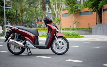 Honda SH150i 2010 độ đĩa phanh carbon hàng độc tại Sài Gòn