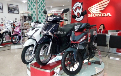 Honda SH 2017 đồng loạt về đại lý tại HN, chênh giá 14 triệu đồng